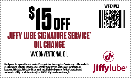 Utah Jiffy Lube Oil Change Coupons Automotive Maintenance Located Throughout the Utah Area